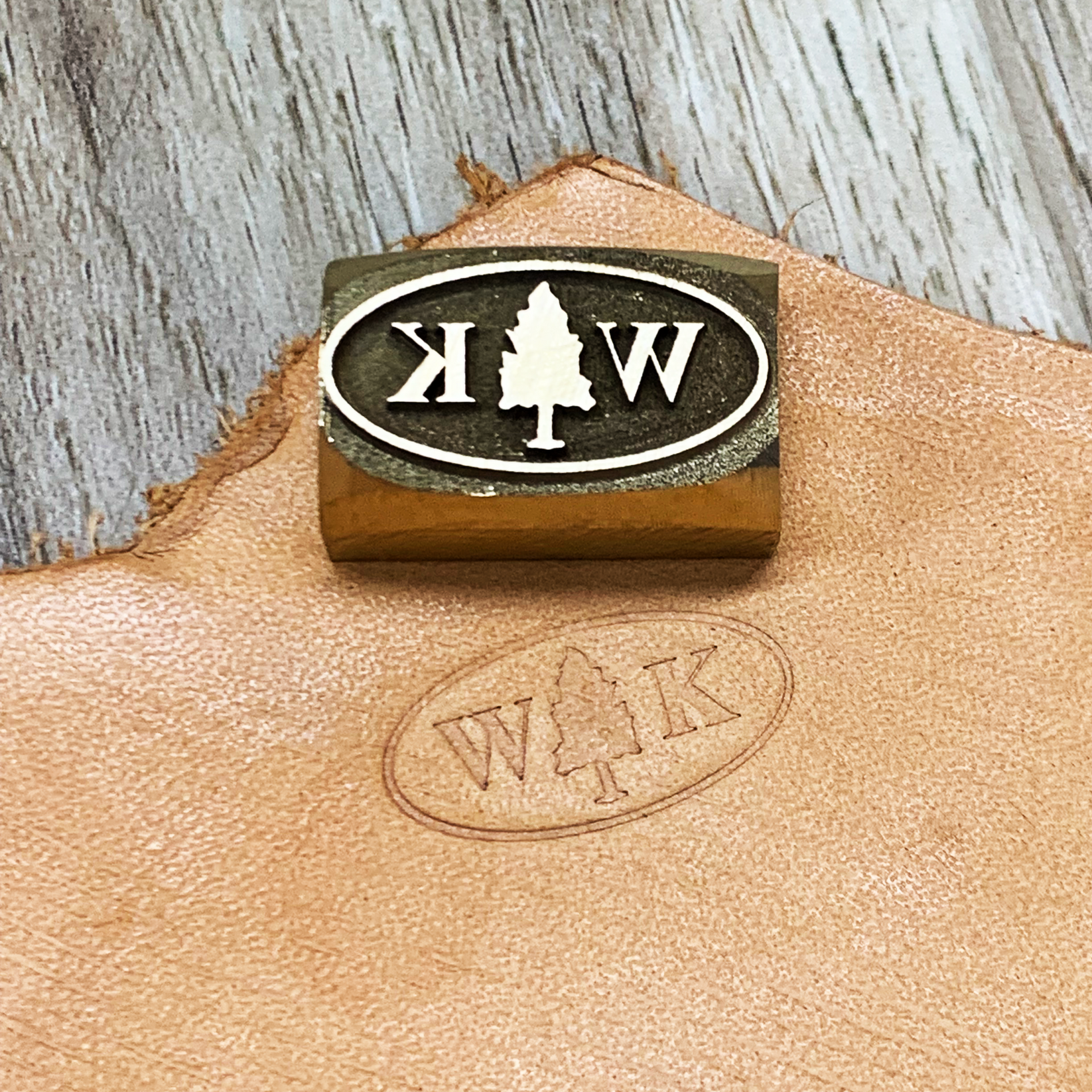 Custom Leather Embossing Stamp – The Custom Brand Shop